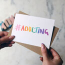 Funny Congratulations Card 'adulting' By Xoxo Designs By Ruth ...