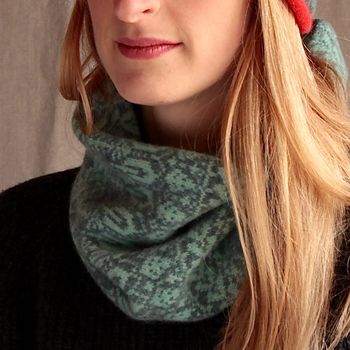cosy knitted wool snood by suzie lee knitwear | notonthehighstreet.com