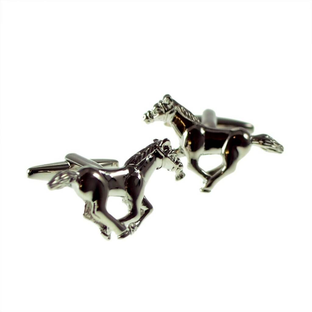 Horse Racing Cufflinks By We Love To Create | notonthehighstreet.com