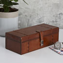personalised leather watch box for three, five or one by life of riley ...