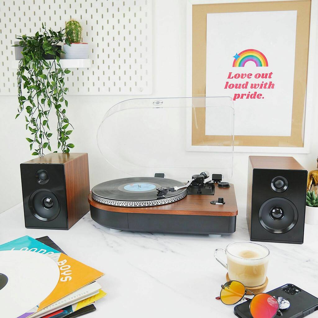 Camden Luxury Bluetooth Record Player By Steepletone ...