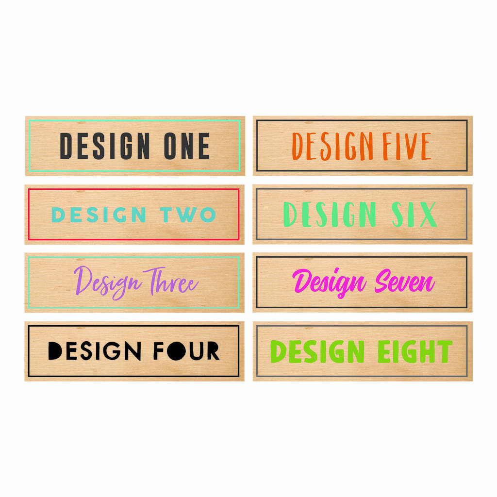 Personalised Wooden Room Name Sign By Oakdene Designs ...