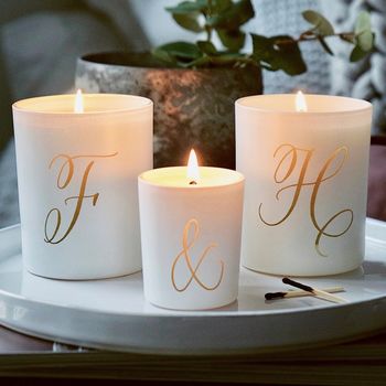 Personalised Couples Candle Set By Illumer | notonthehighstreet.com