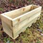 Personalised Pressure Treated Window/Trough Planter By Spring Garden ...