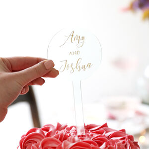 Personalised Cake Toppers and Decorations | notonthehighstreet.com