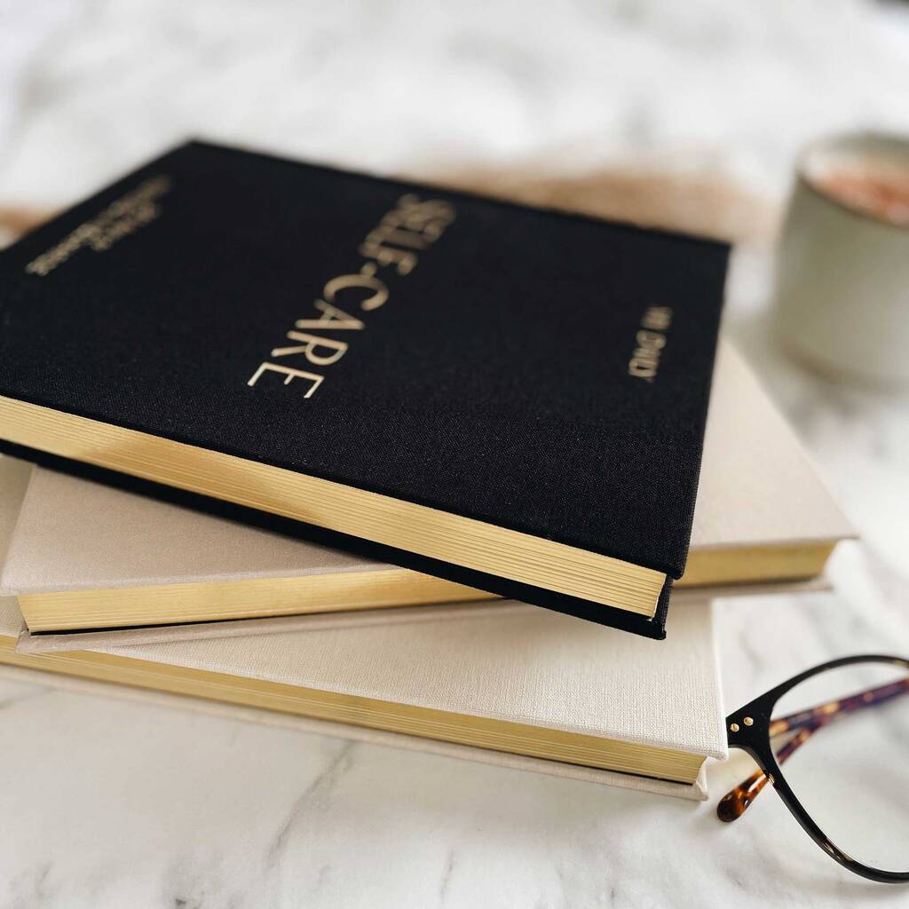 My Daily Self Care Journal Wellness Journal Black By Blush and Gold ...