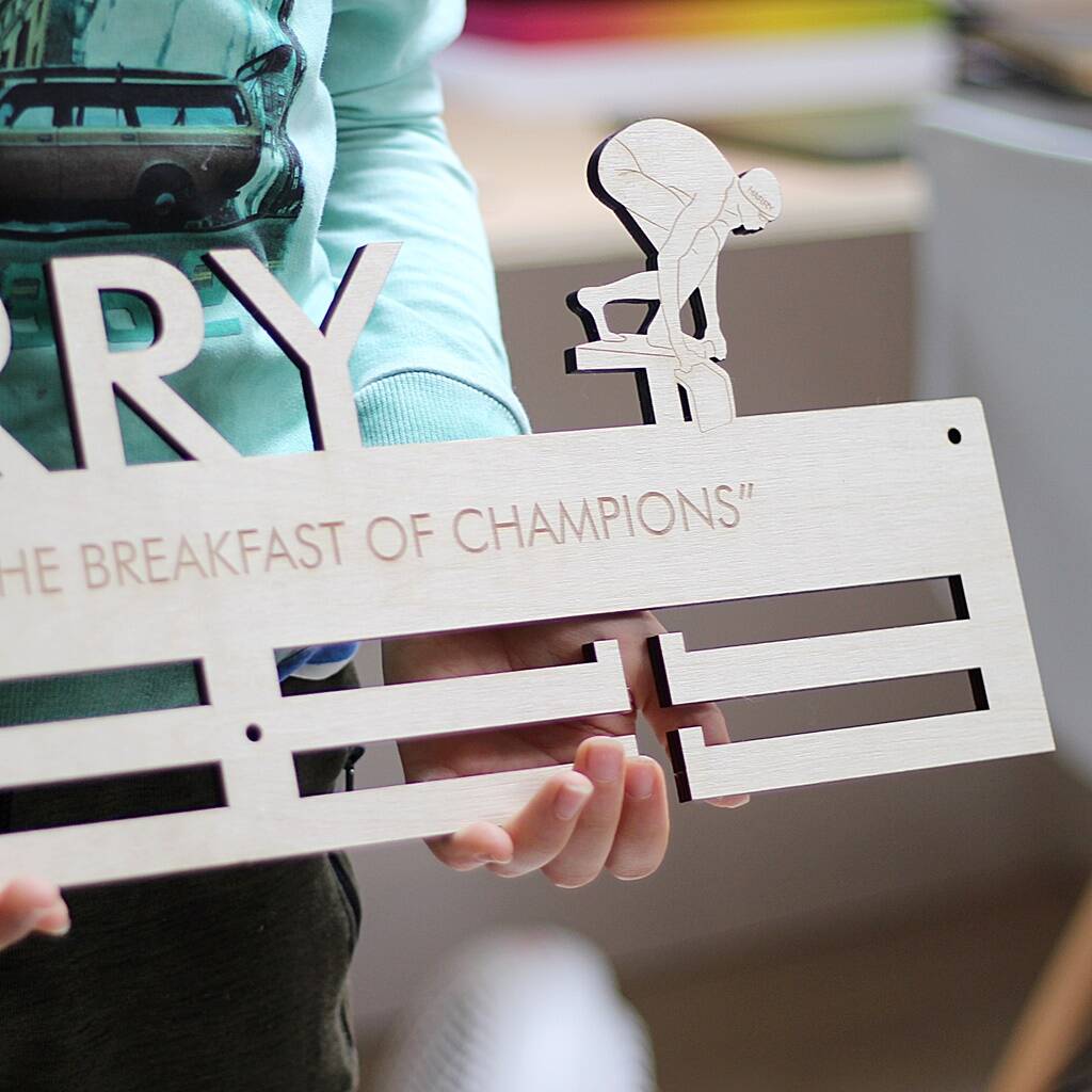 Personalised Medal Hanger By Jack Spratt | notonthehighstreet.com