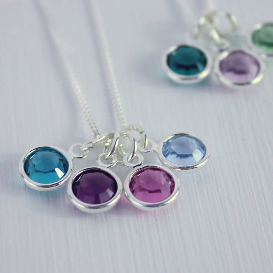 family birthstone charm pendant by joy by corrine smith ...