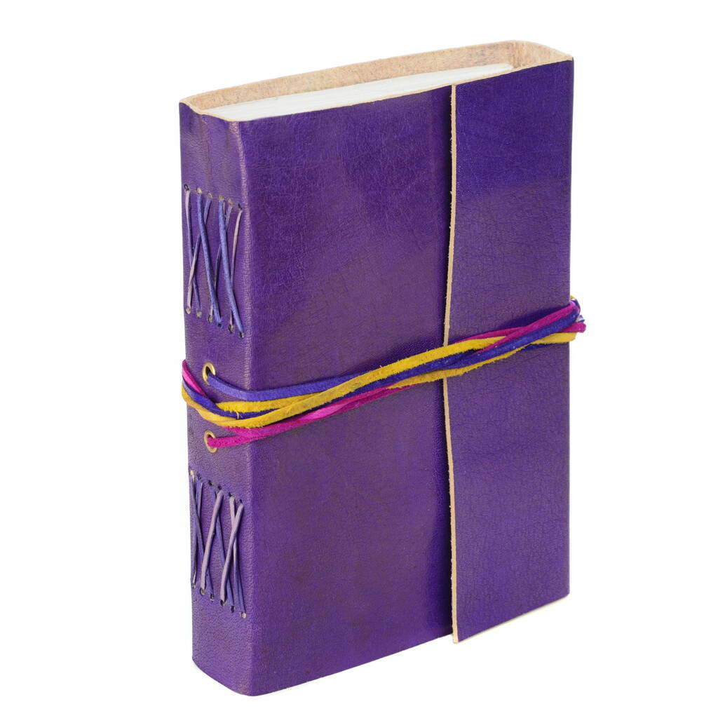 Handmade Three String Coloured Leather Journals By Paper High ...