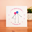 kissing couple anniversary card by mrs l cards | notonthehighstreet.com