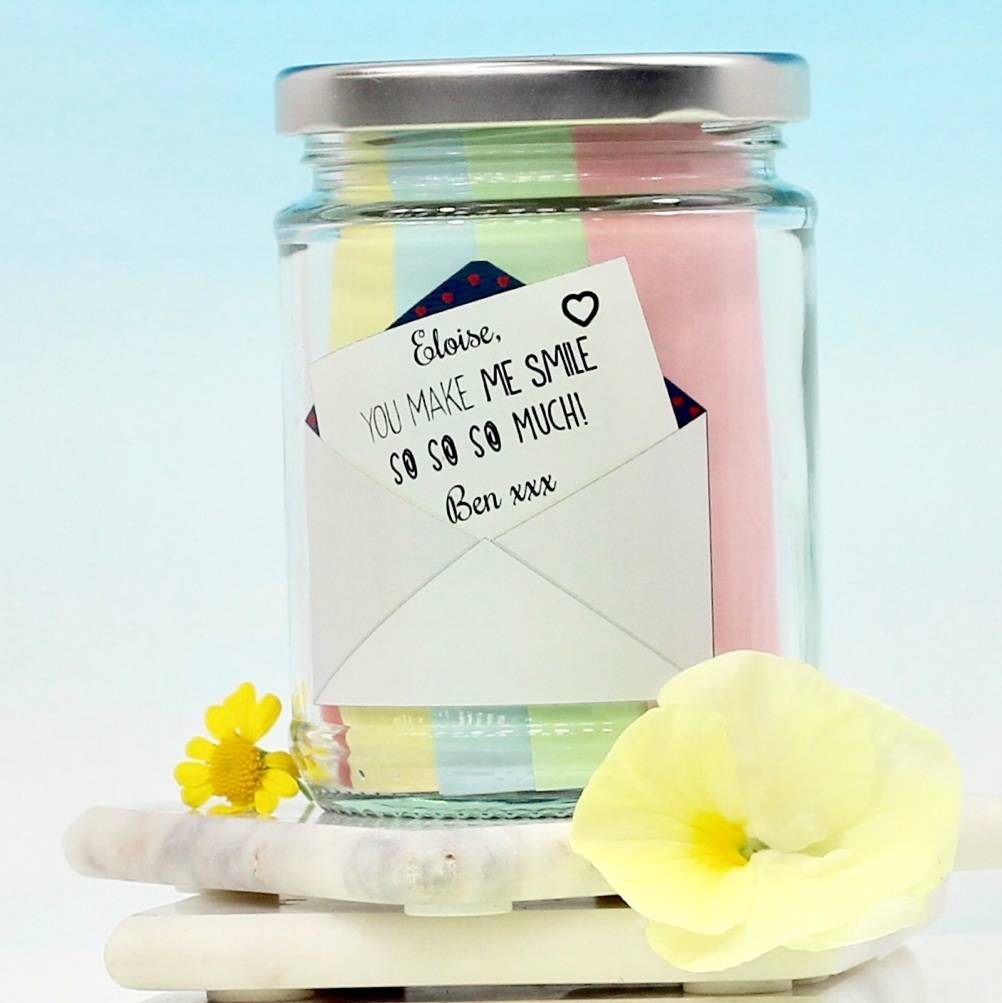 Personalised Message Jar Set By Be Ecycle | notonthehighstreet.com