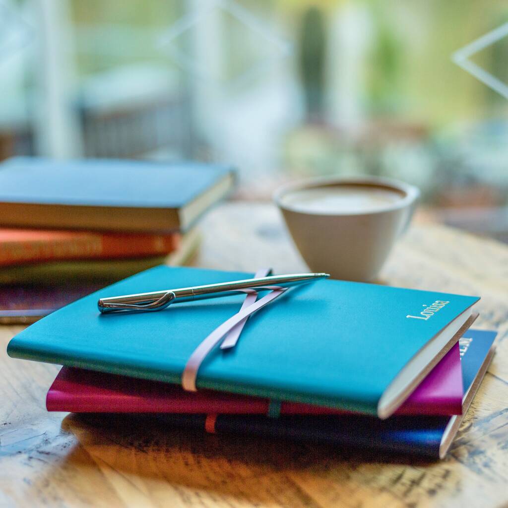 Personalised Notebook Handmade From Recycled Leather By BeGolden ...
