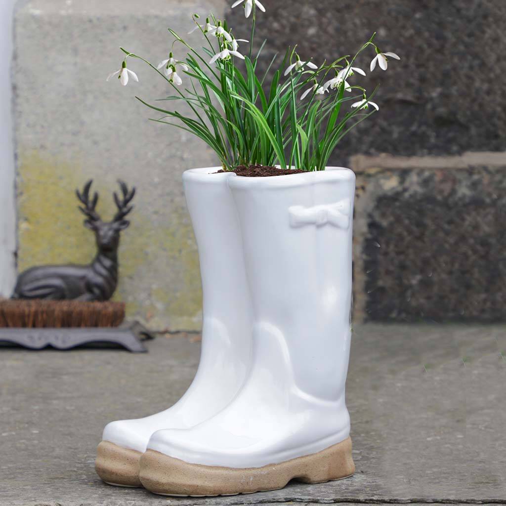 Welly Boots Garden Planter Collection By Dibor | notonthehighstreet.com