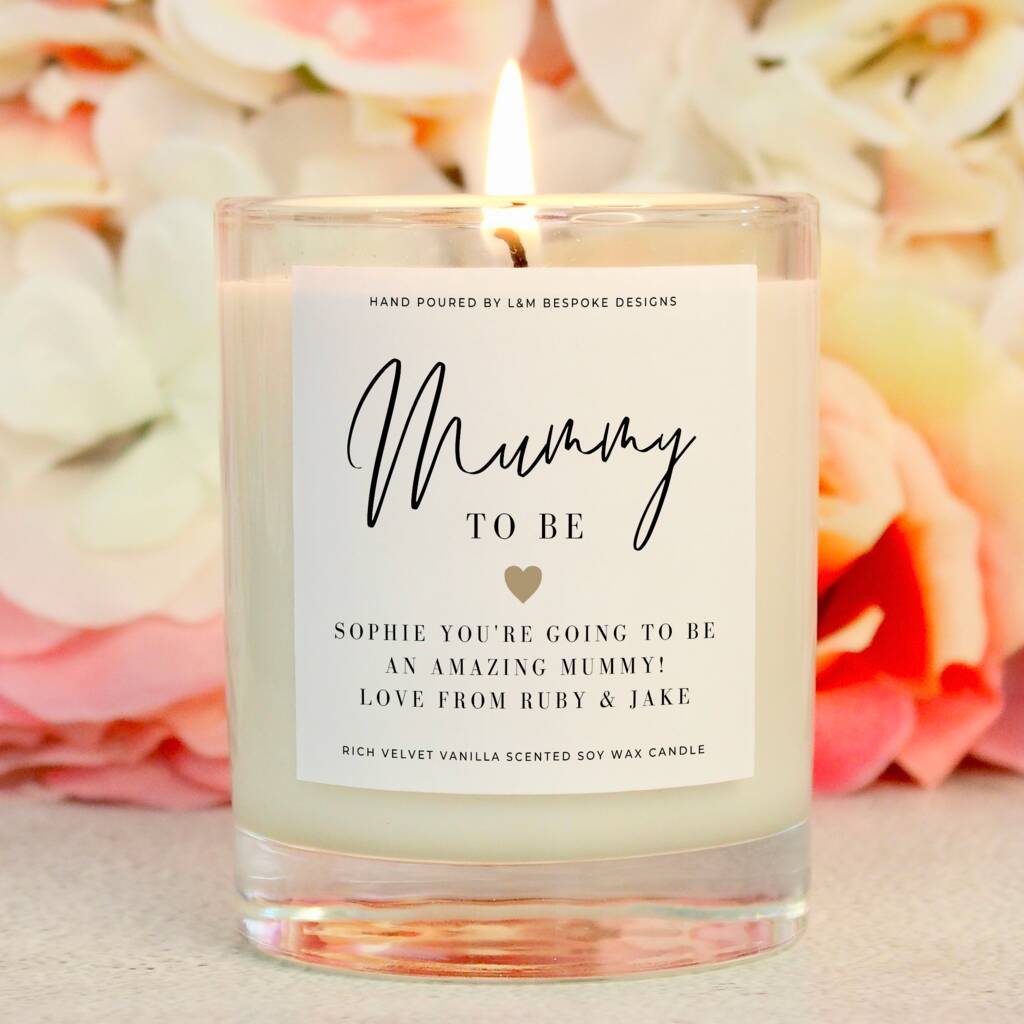 Mummy To Be Gift New Mum Candle Gift By L&M Bespoke Designs