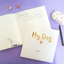 Personalised My Dog And Puppy Photo Journal Memory Book By Hoobynoo ...
