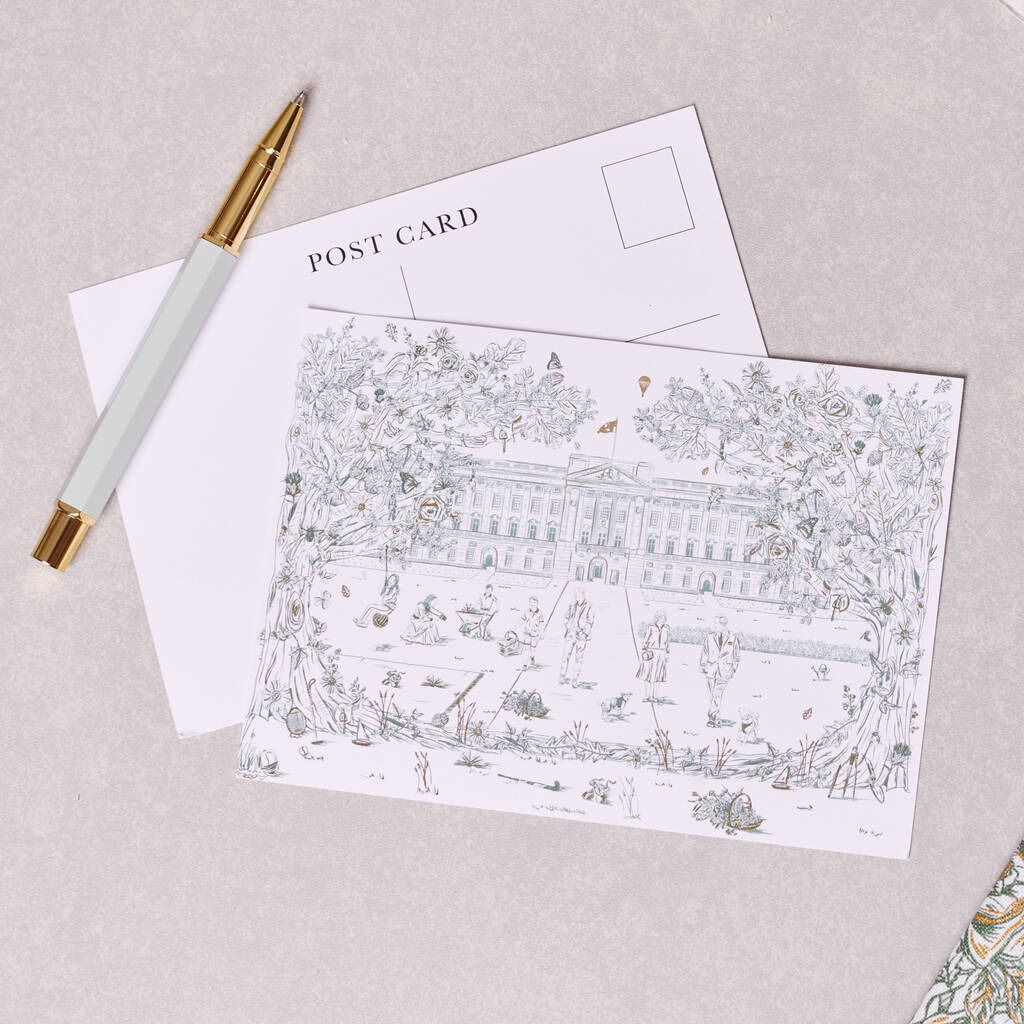 Royal Family Post Card By Victoria Eggs