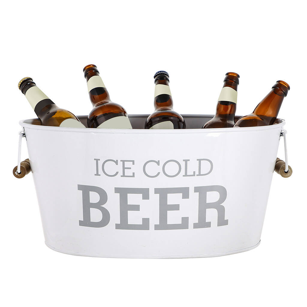 Personalised Ice Cold Beer Alfresco Ice Bucket By Dibor ...