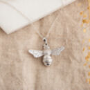 Sterling Silver Bee Necklace By Poppy K | notonthehighstreet.com