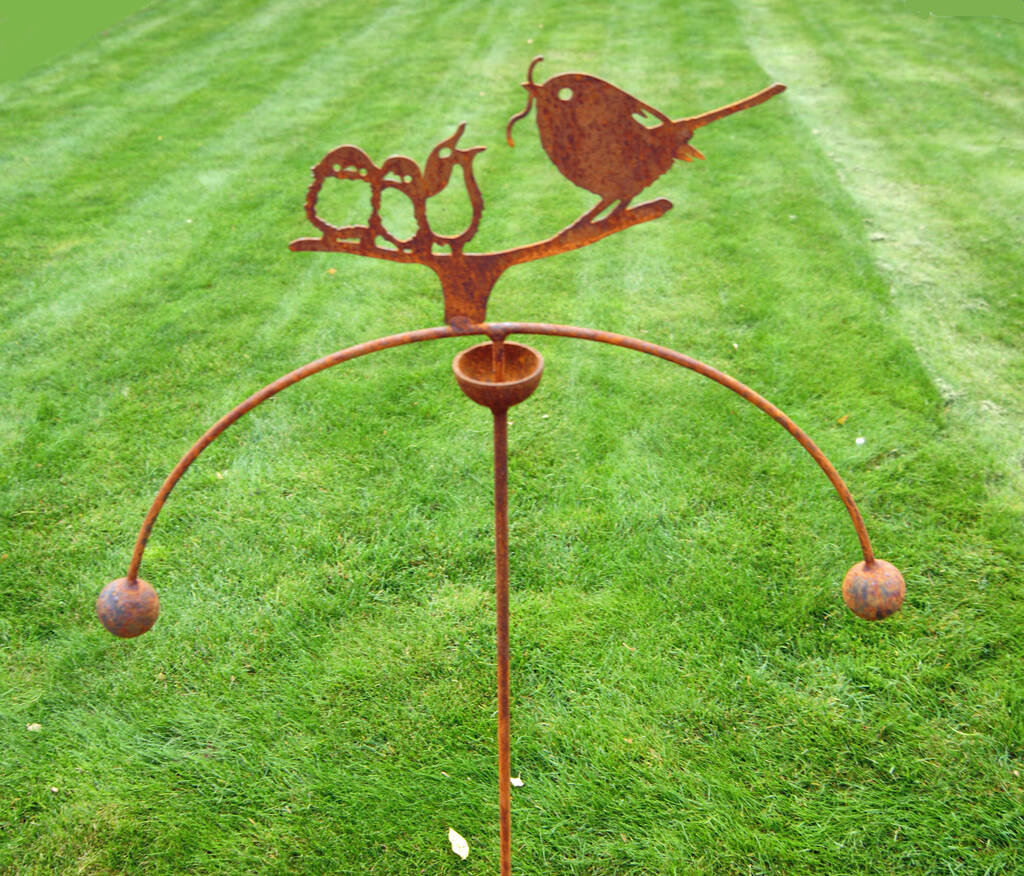 Birds Feeding Double Ball Wind Rocker By Gap Garden Products ...