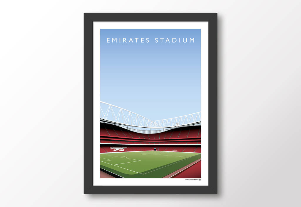Arsenal Emirates Stadium Poster By Matthew J I Wood Design ...