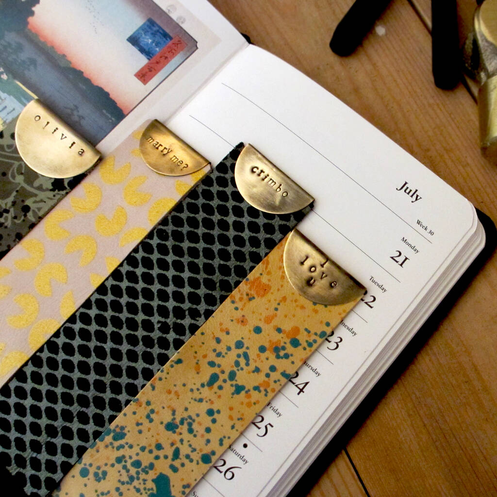 Personalised Pick N' Mix Bookmark By Jane de Bono Textiles England ...