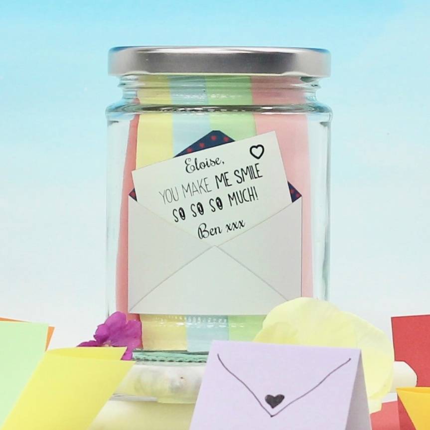 personalised message jar by beecycle | notonthehighstreet.com
