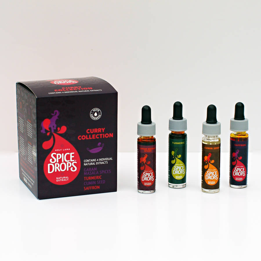 Spice Drops® Curry Collection With Recipe Booklet By Holy Lama Naturals ...