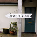 Personalised Distance Location Sign By Jonny's Sister ...