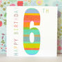 Sparkly 6th Birthday Card By Kali Stileman Publishing ...
