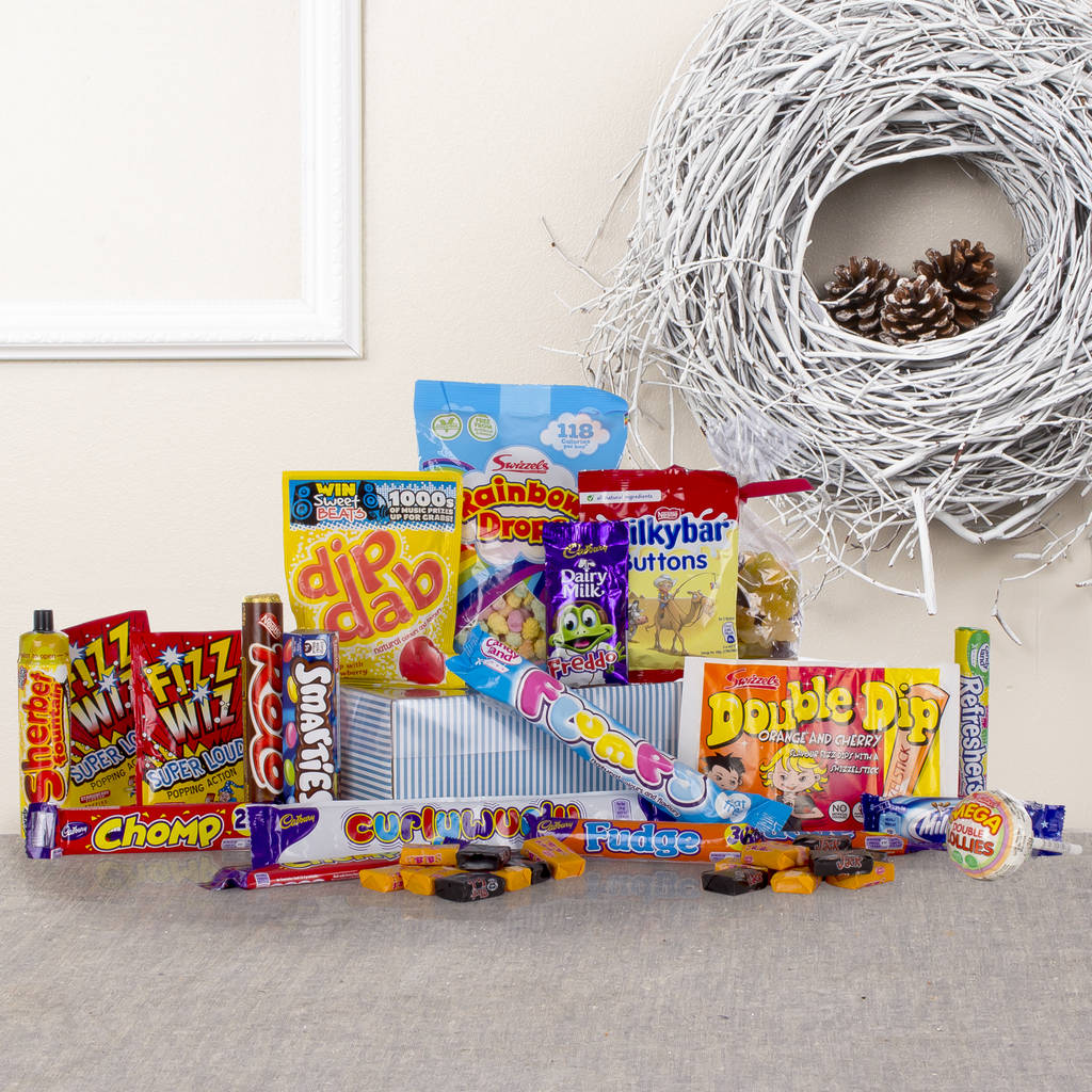 tear and share retro sweets gift hamper by virginia hayward ...