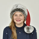 luxury santa hat by santa's little workshop | notonthehighstreet.com