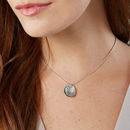 Silver Double Layer Patterned Necklace By Kate Smith Jewellery ...