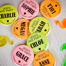 Personalised Neon Hen Night Badges By Pink Biscuits ...