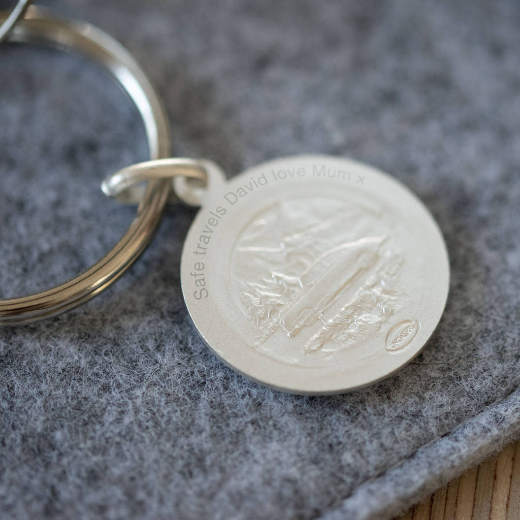 Sterling Silver St Christopher Keyring By Oh So Cherished ...