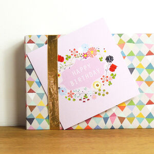 Floral Raspberry Pink Birthday Card By Kali Stileman Publishing