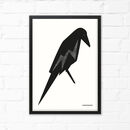 Cool Raven Art Print By Mimi & Mae | notonthehighstreet.com
