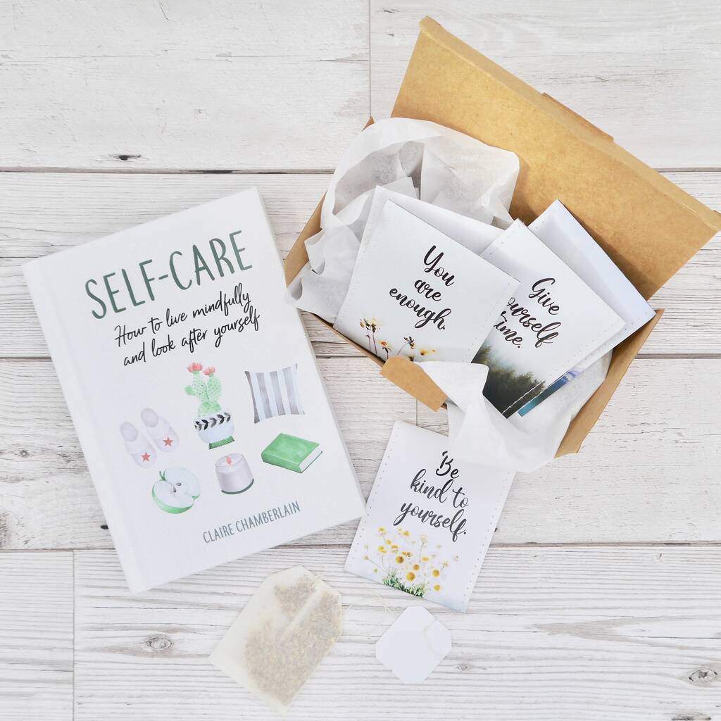 Self Care Tea And Book Gift Set By Victoria Mae Designs ...