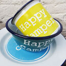 Personalised Painted Enamel Camping Set By Enamel Factory Kate Samuels ...