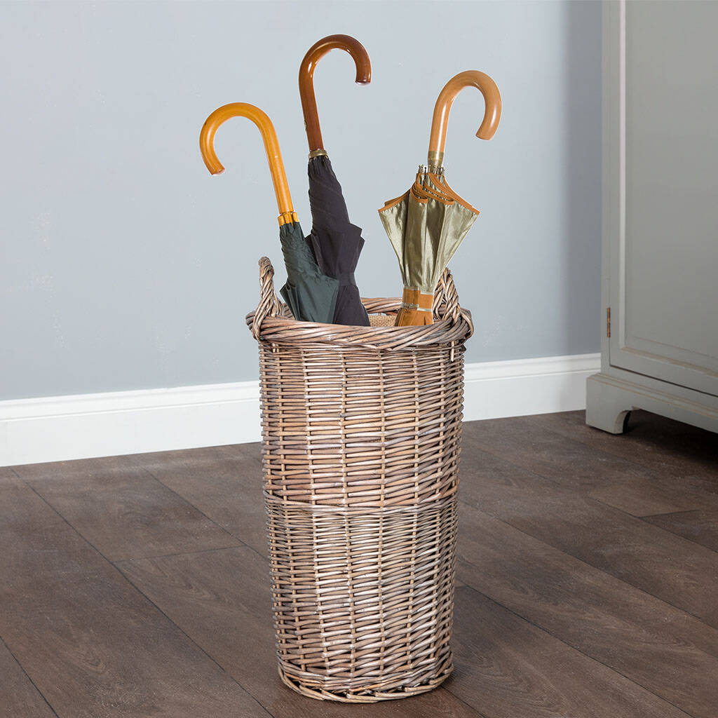 Traditional Wicker Umbrella Basket By Dibor | notonthehighstreet.com