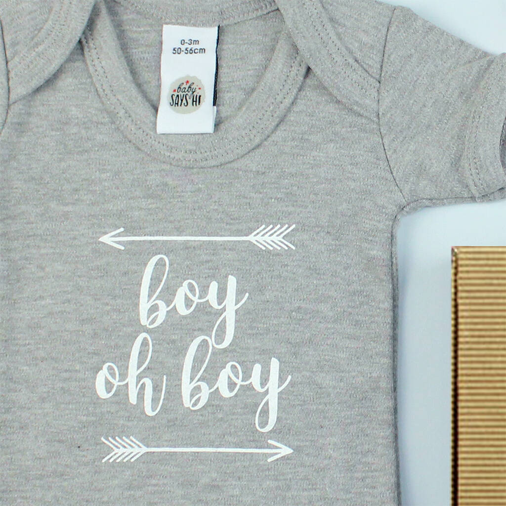 New Baby Boy Letter Box Gift Hamper By The Baby Hamper Company ...