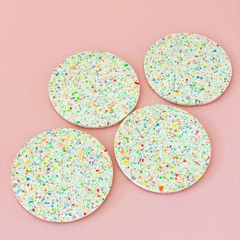 Handmade Jesmonite Terrazzo Coasters By Crafty Thyme UK ...