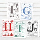 personalised little explorer nursery letter print by places & spaces ...