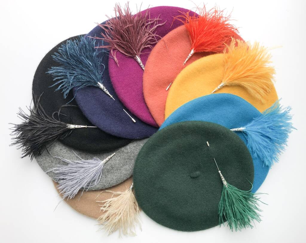 women's wool beret hat in many colours 'bacall' by holly young ...