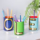 Alphabet Pen Pot By The Letterologists | notonthehighstreet.com