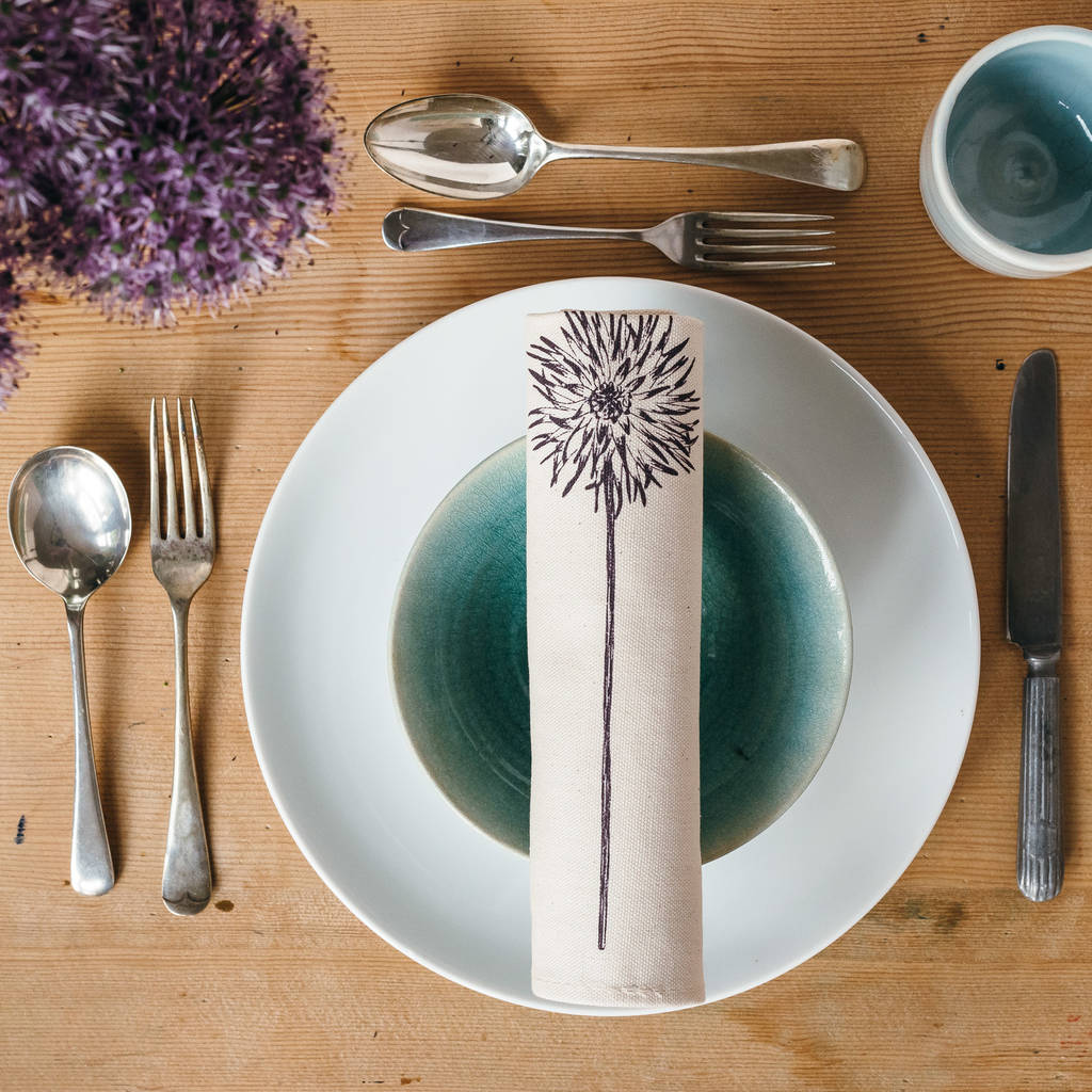 personalised napkin gift set by lottie day | notonthehighstreet.com