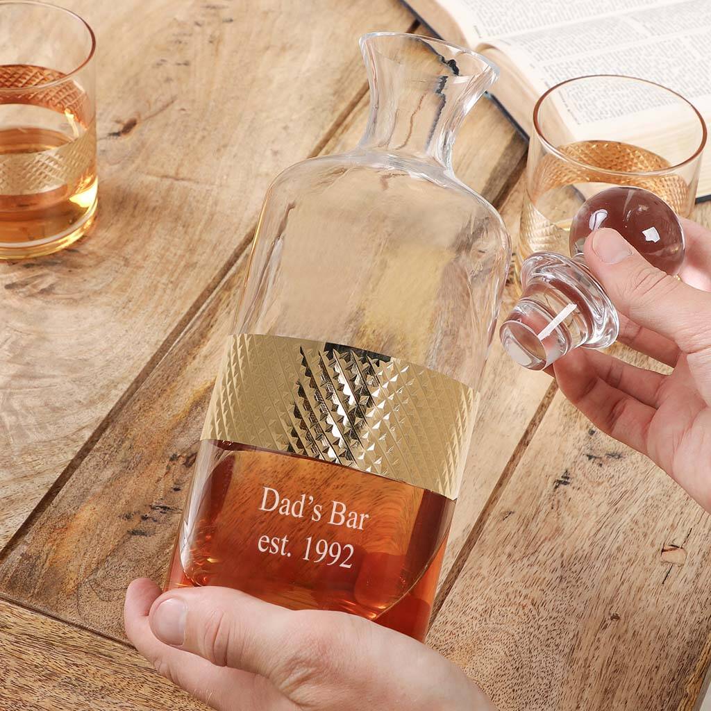 Personalised Decanter And Tumblers Gift For Him By Dibor ...