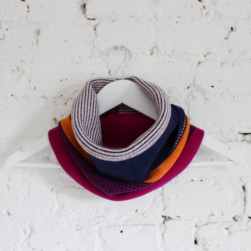 Zelda Merino Lambswool Snood By Knitluxe Studio | notonthehighstreet.com