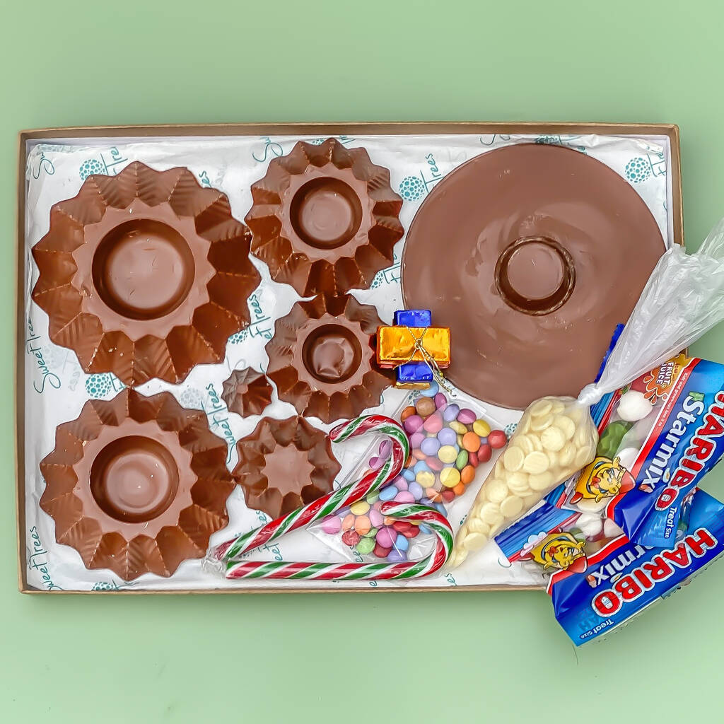 Christmas Eve Chocolate Tree Decorating Kit By Sweet Trees ...