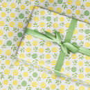 Lemon Wrapping Paper Roll Or Folded V2 By The Wrapping Paper Shop ...