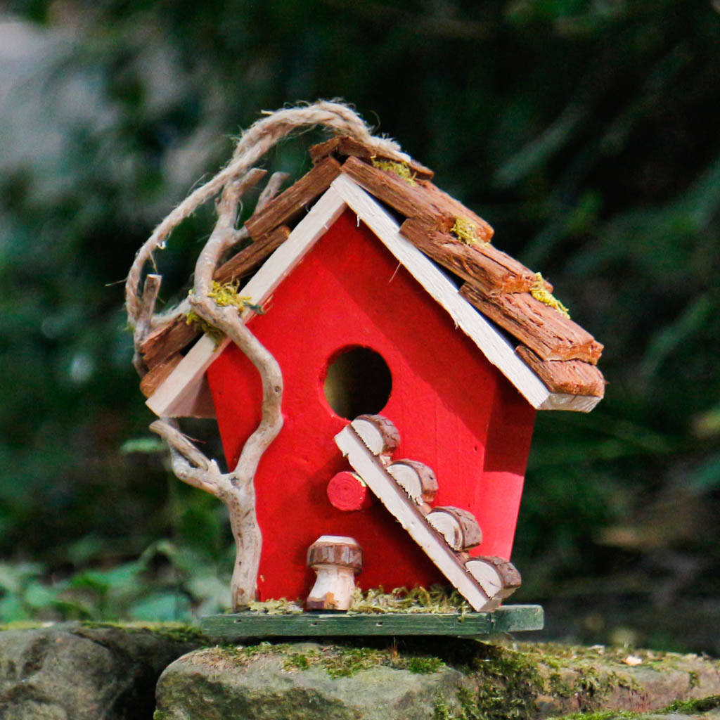 Robin Red Petite Hanging Garden Bird House By Dibor ...